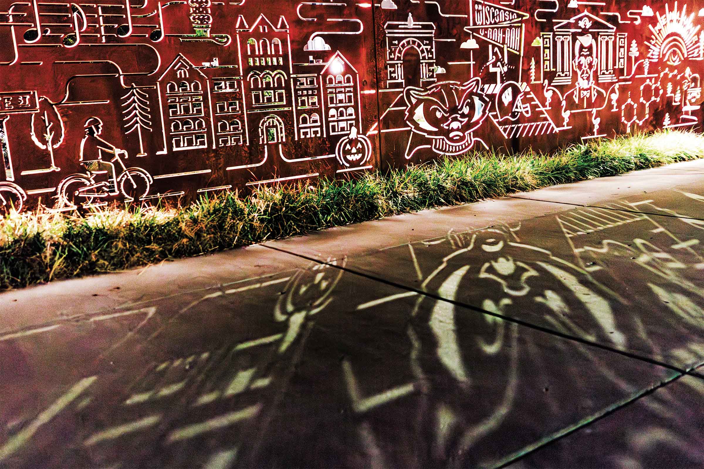 Badger Pride Wall at Alumni Park - Letters & Science